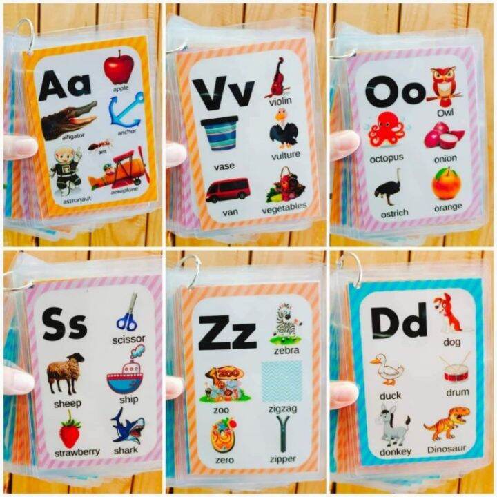 Phonics alphabet flasgcards a to z phonics flash cards laminated ...