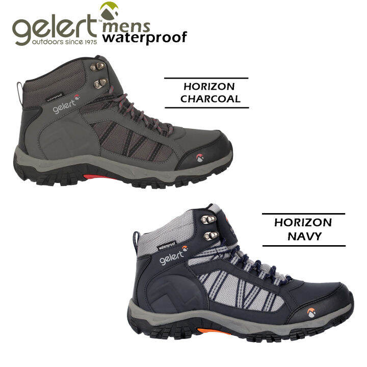 Sepatu Gunung Gelert Horizon Waterproof Model Mid - Sepatu Hiking Pria ...