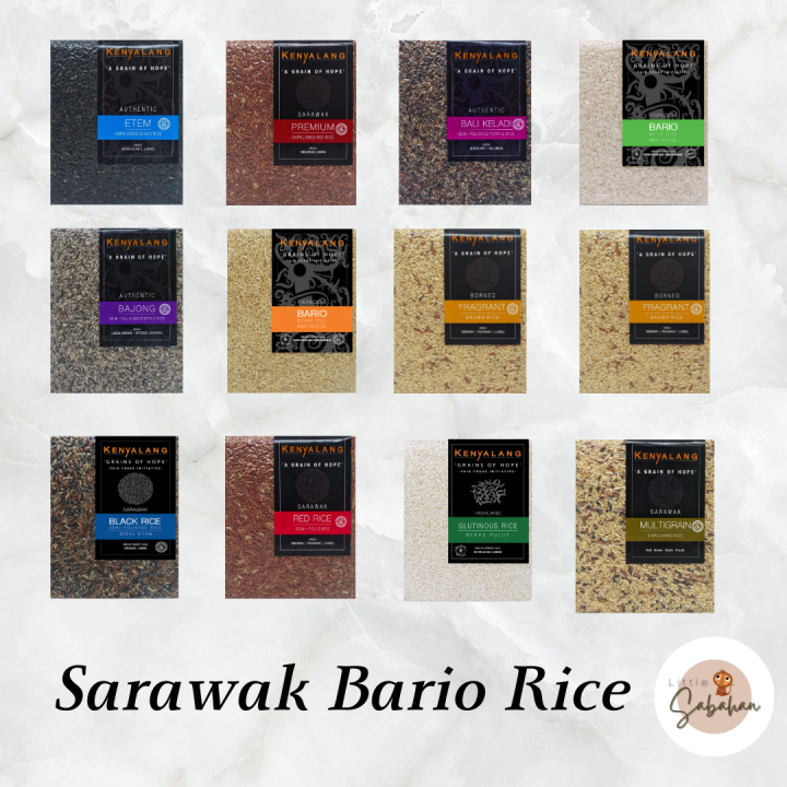 [READY STOCK] 1kg Sarawak Kenyalang Bario Rice | Lazada