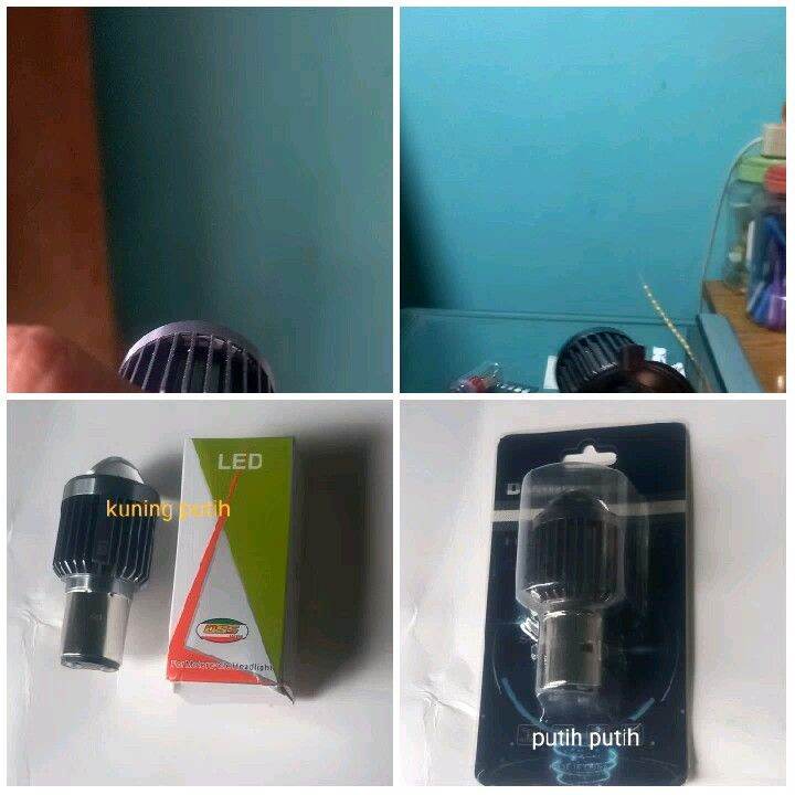 lampu depan led laser vespa ba20d lampu utama led laser thunder lampu ...