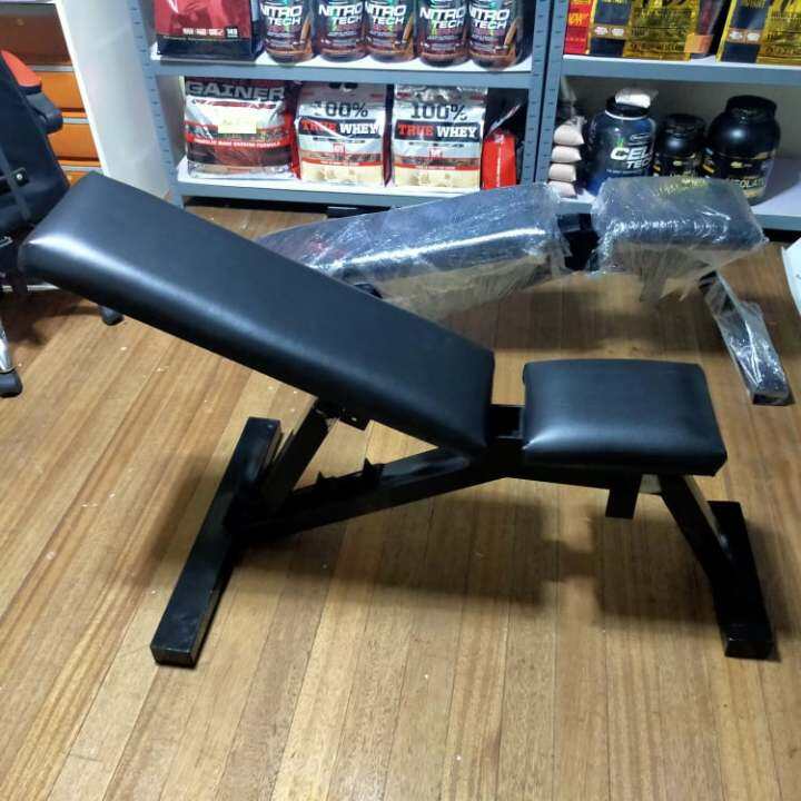 ADJUSTABLE BENCH PRESS HIGH QUALITY STEEL (DECLINE, INCLINE, UPRIGHT ...