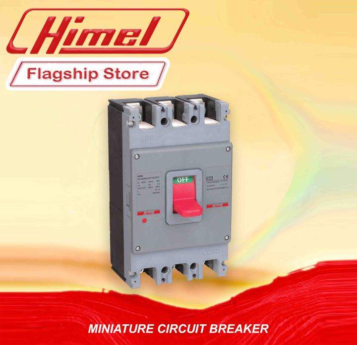 HIMEL MCCB MOLDED CASE CIRCUIT BREAKER HDM3-250M 225A 3P | Lazada PH