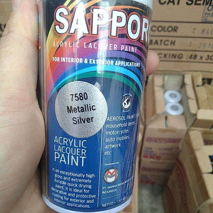 saporo acrylic lacquer paint pilok pilox cat spray sapporo 150ml saporo ...