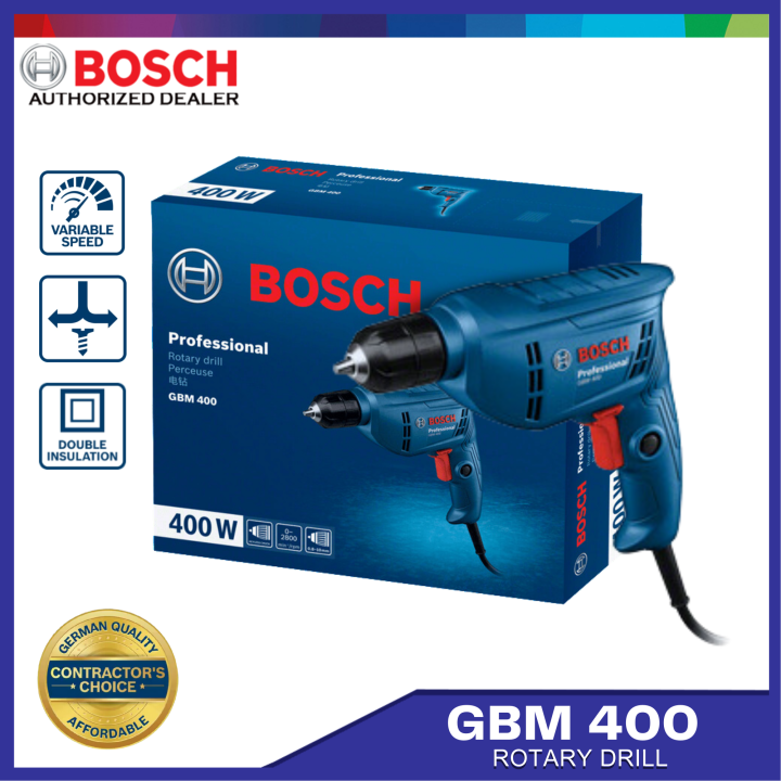 NEW! Bosch GBM 400 Electric Rotary Drill 10mm 400 watts COC Power Tool ...