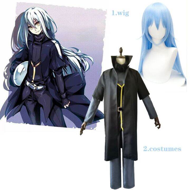Regarding Reincarnated To Slime Anime Cosplay Suit Rimuru Tempest Wig ...