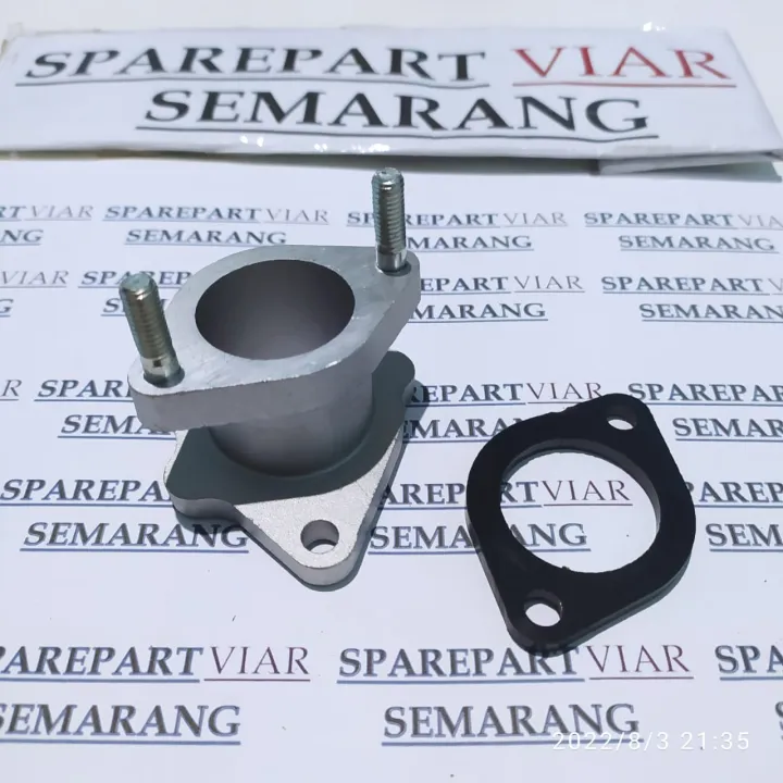 Intake manifold viar 150 200 manifold insulator viar roda 3 tipe manifold karbu PZ 30 | Lazada ...