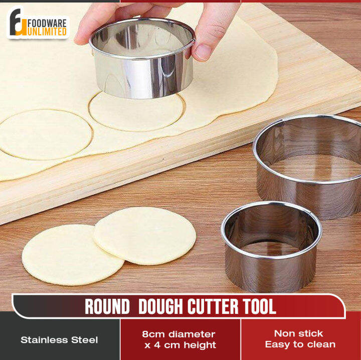 1pc Round Cookie Biscuit Cutter Dumpling Mold Cooking & Baking ...