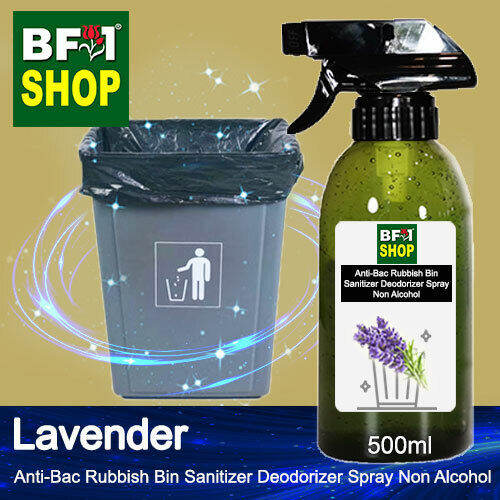 Lavender Anti Bacterial Rubbish Bin Sanitizer Deodorizer Spray - Non ...