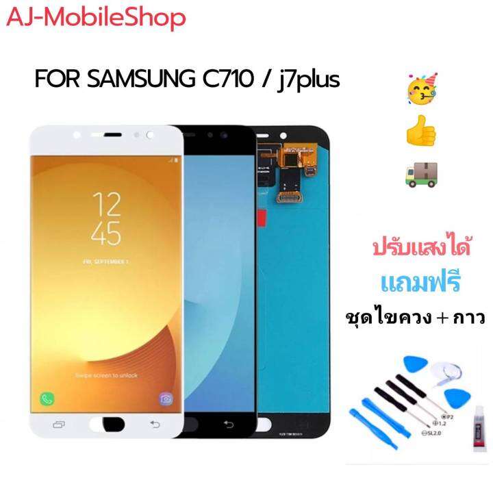 (หน้าจอแท้)(OLED)หน้าจอ Samsung J7 Plus LCD Display จอ+ทัช Samsung ...