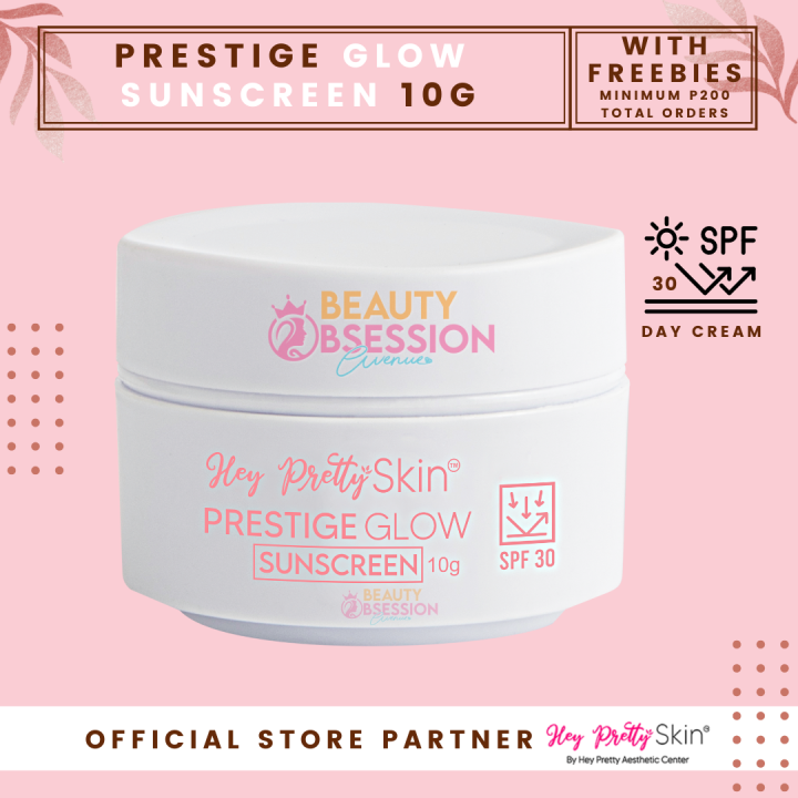 Prestige Glow Sunscreen SPF30 10g | Hey Pretty Skin | Lazada PH