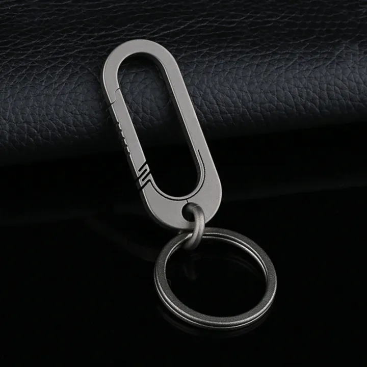 Real Titanium Men Women Car Key Chain Super Lightweight Creative ...