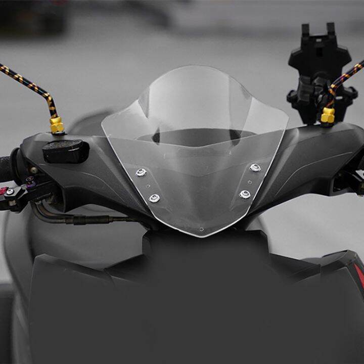 Motorcycle Windshield Windscreen Spoiler Air Deflector for Yamaha Aerox155 NVX155 NVX-155 2016 ...