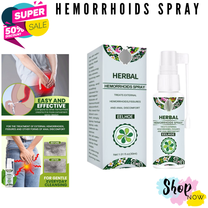 Very Effective HERBAL HEMORRHOIDS SPRAY 30ML - Herbal Hemmorhoids Spray ...