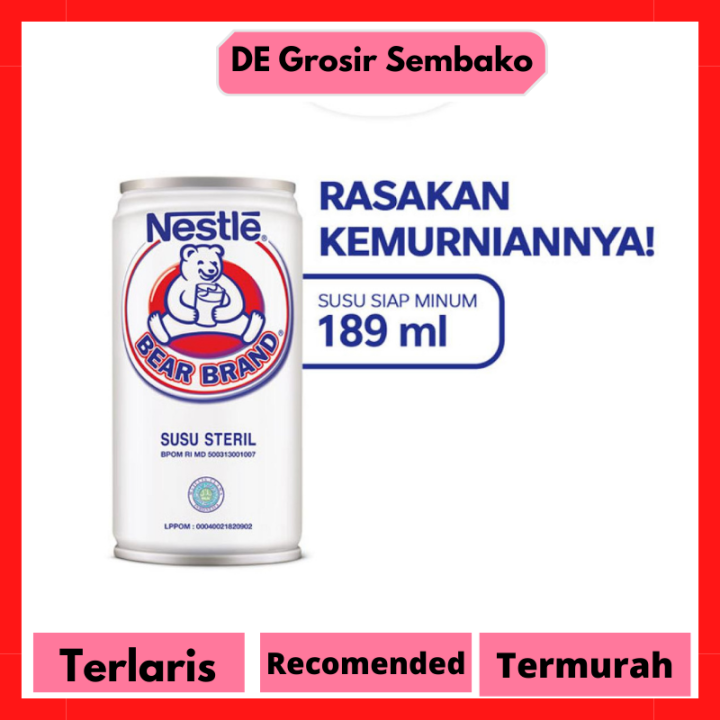 BEAR BRAND Susu Kaleng / Susu Beruang / Susu Steril 189ml Nestle | Lazada Indonesia