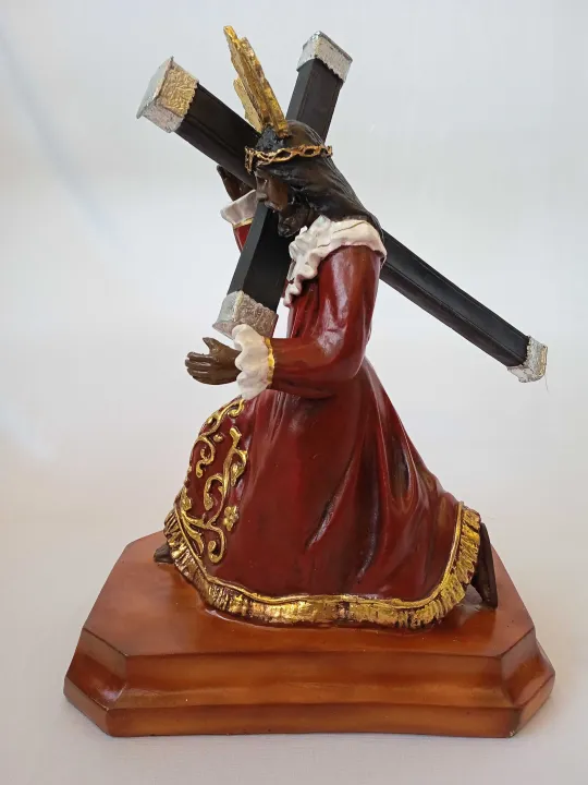 Mini Statue of The Black Nazarene Nuestro Padre Jesus Nazareno | Lazada PH