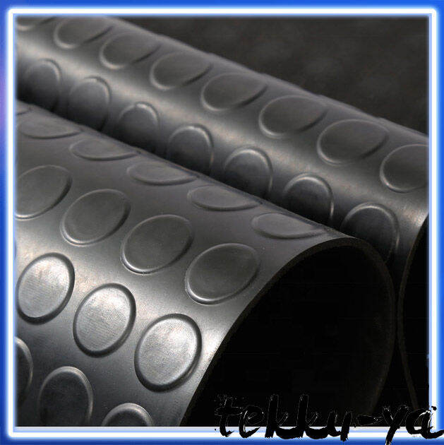 3mm x 1m x 10m Round Stud Rubber Mat Anti-skid Airport Mat Floor ...