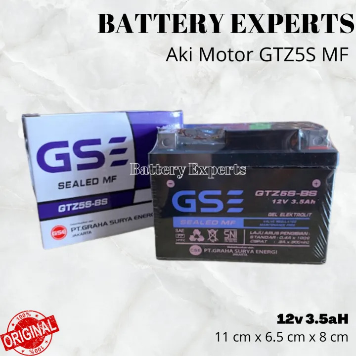 Aki Motor Honda CS1 GTZ5S GS Accu Kering MF | Lazada Indonesia
