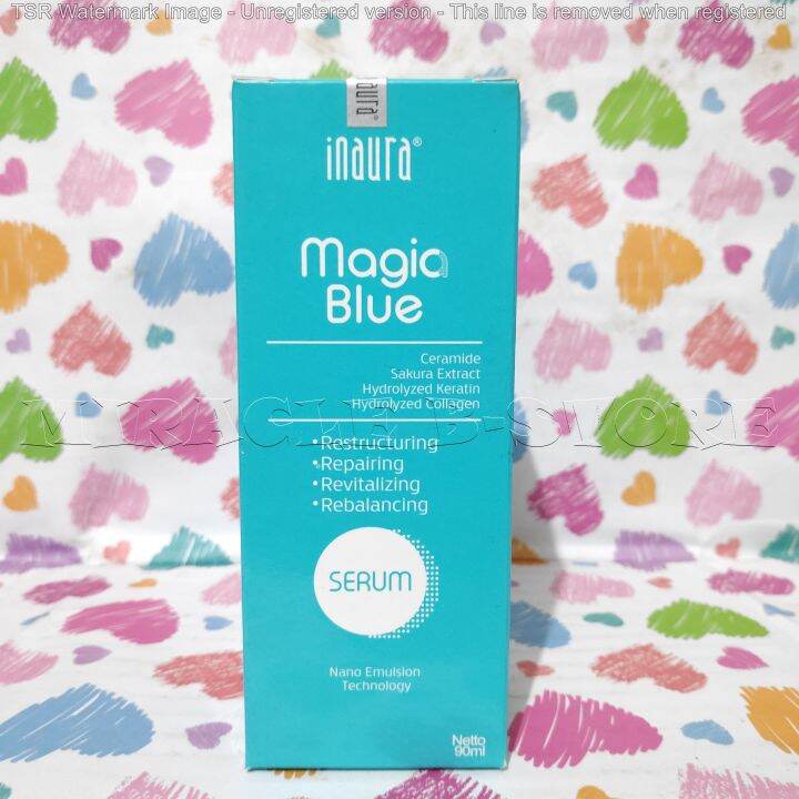 INAURA MAGIC BLUE SERUM 90 ML MAGIA RAMBUT PROSES KIMIA HAIR COLOR ...