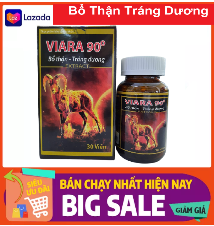 Bổ thận VIARA 90 - Dưỡng thận, giảm tiểu đểm, tiểu nhiều, tăng cường ...