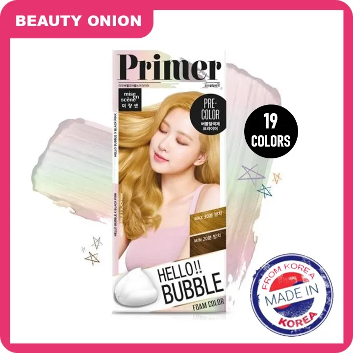 Mise en scene Hello Bubble Foam Color Hair dye Coloring 25 colors ...