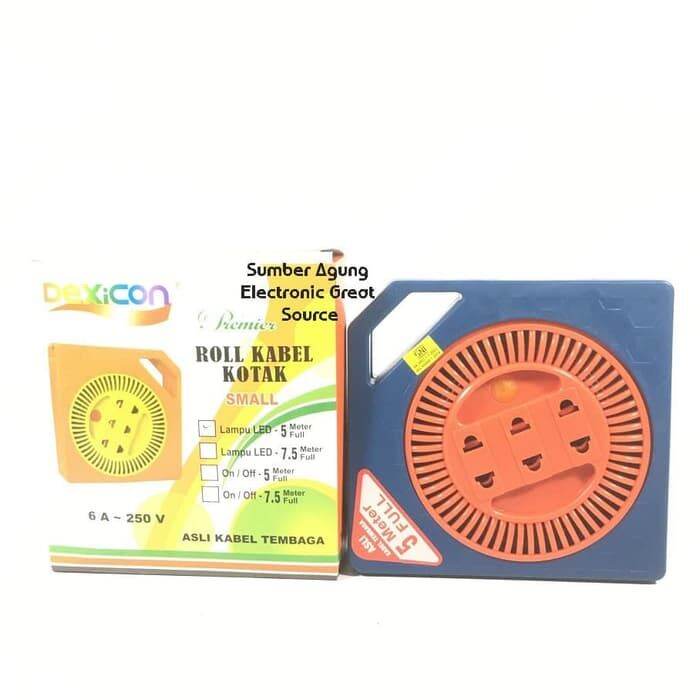 Dexicon Box Rol Kabel Kotak Indikator Lampu 5M 5 Meter Full 6a 250V Cab ...