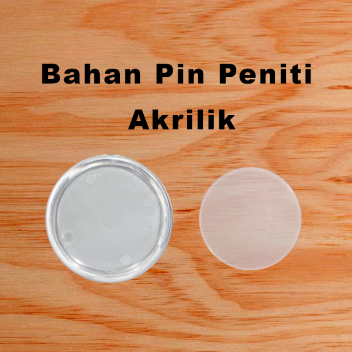 10 Pcs Bahan Pin akrilik bulat insert paper | Lazada Indonesia