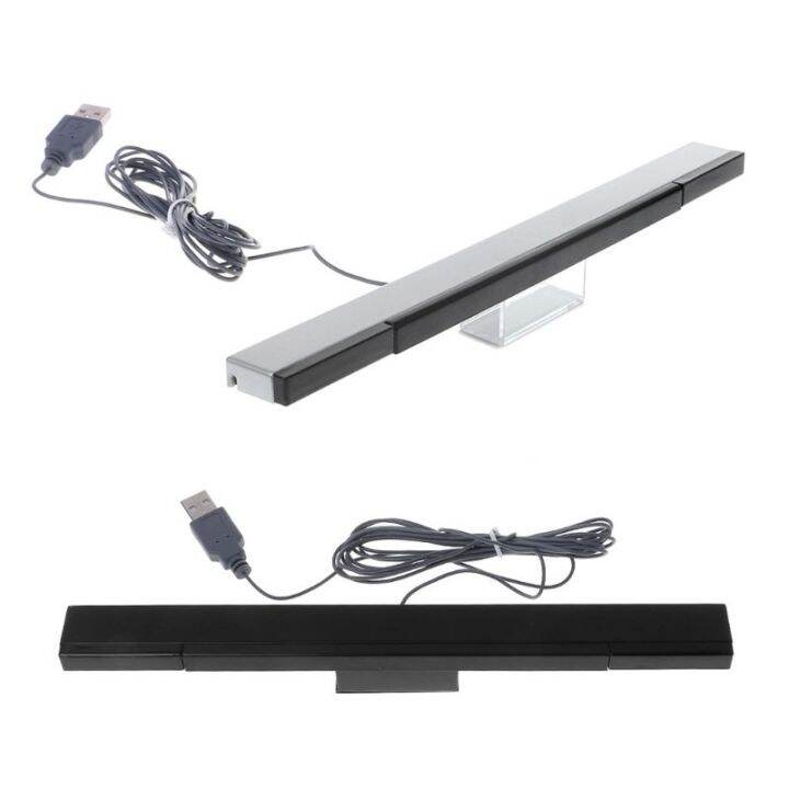 For Wii Sensor Bar Wired Receiver IR Signal Ray USB Plug Remote ...