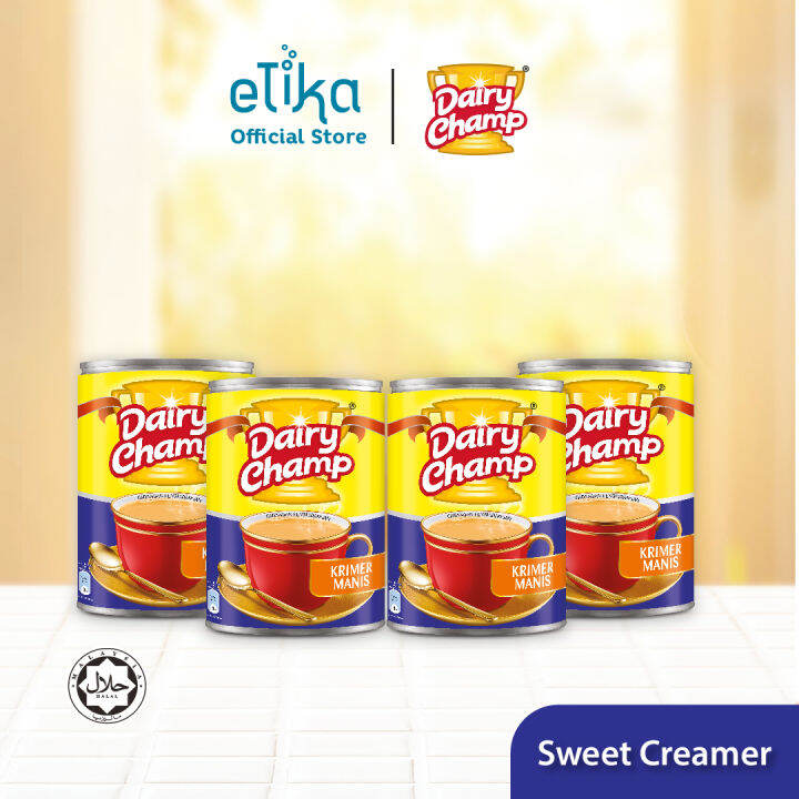 Dairy Champ Sweetened Creamer 500g x 4 cans cluster | Lazada