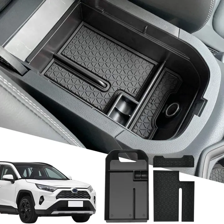 Car Central Armrest Storage Box Secondary Storage Center Console ...
