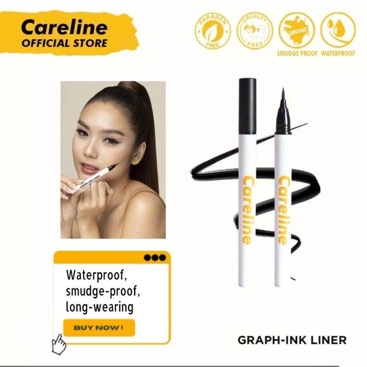 Careline Graph-Ink Liner [Eyeliner Waterproof Smudgeproof Long wearing ...