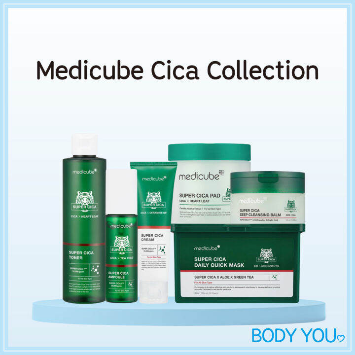 [Medicube] Cica Line Collection / Cica Pad, Ampoule, Cica Daily Quick Mask, Deep Cleansing Balm ...