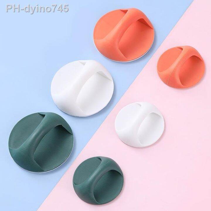 Sticky Door Handle Non-marking Self-adhesive Round Door Handle Plastic ...