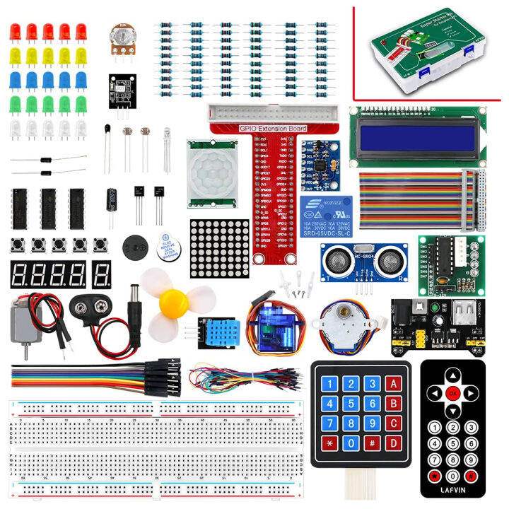 LAFVIN Super Starter Kit for Raspberry Pi Starter Kit Programming Projects Set with Tutorial ...