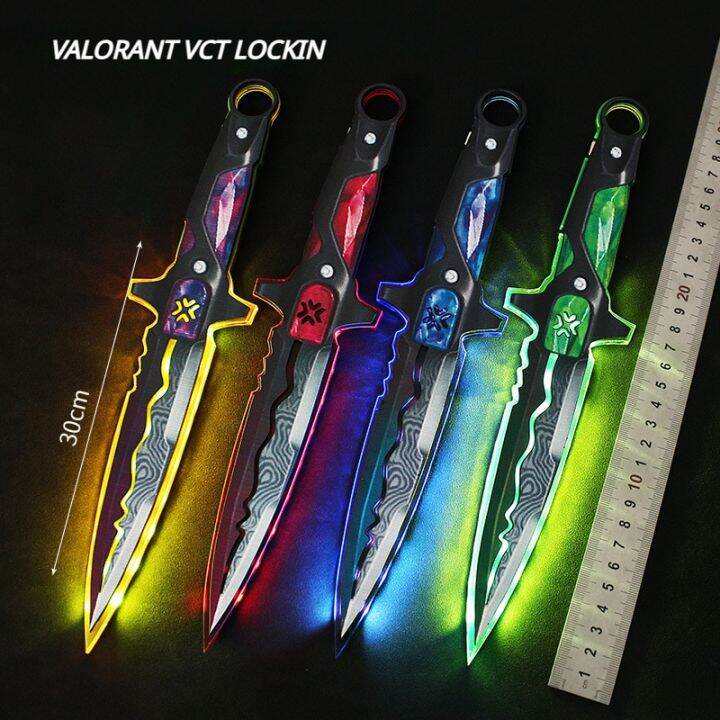 Valorant Figure VCT LOCKIN Melee Sword 30Cm Luminous Acrylic Anime ...