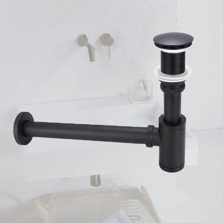 Bathroom Basin Sink Drain Stopper Bottle Trap Pop Up Overflow Euro ...