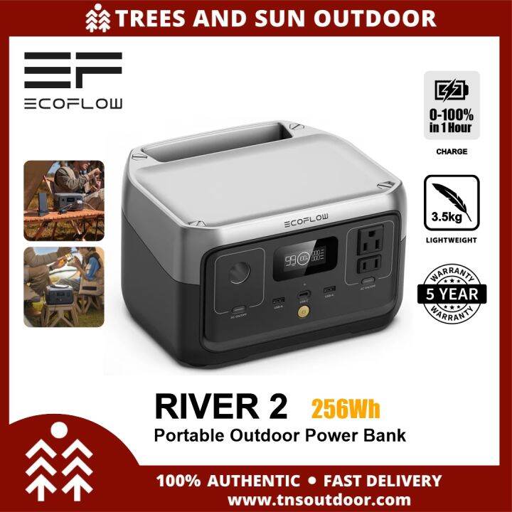EcoFlow RIVER 2 Portable Power Station Outdoor Camping Multi-Function ...