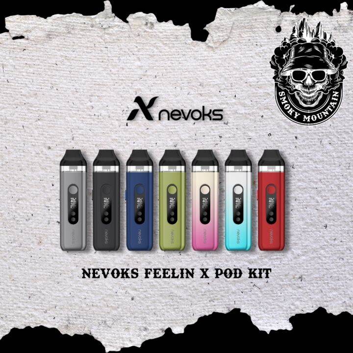 [ORIGINAL] Nevoks Feelin X Pod Kit 1600mAh 40W Pod Kit E-Cigarette ...