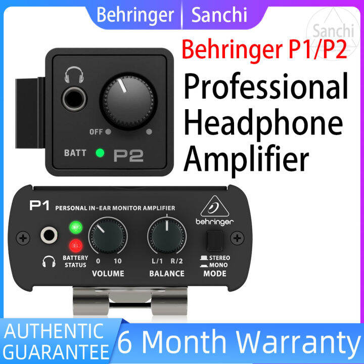 Sanchi Original Behringer P1/P2 Powerplay Professional Personal In-ear Monitor Amplifier (P-1 ...