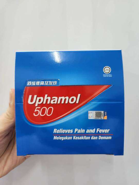 (1BOX) Uphamol 500 Paracetamol 18STP | Lazada