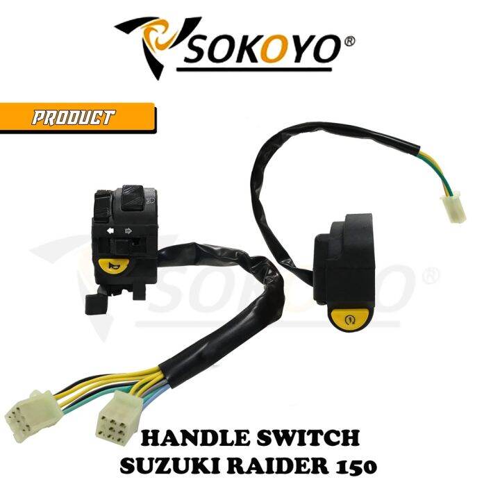 Y^eCOD 1 Set Domino Stock Handle Switch for Suzuki Raider 150 R150 ...