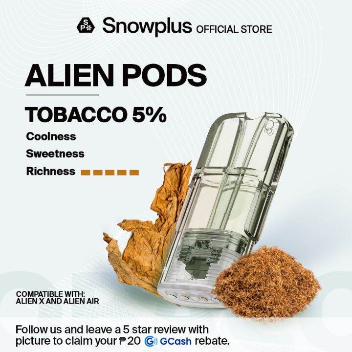 [legit] Snowplus Pods Flavor for Alien X/Air - Pod | Lazada PH
