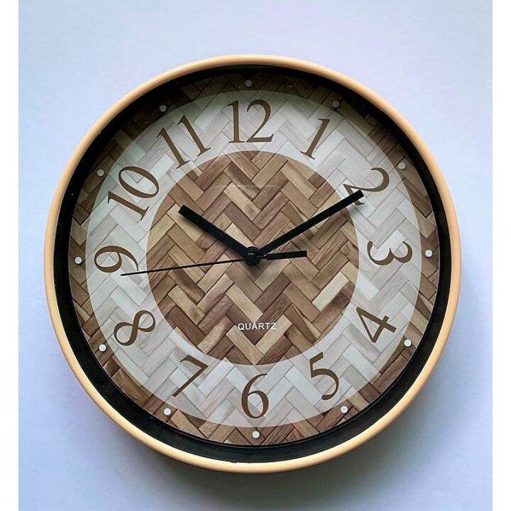 8" & 10" inch Banig Sawali Design Wall Clock / Native Wall clock ...