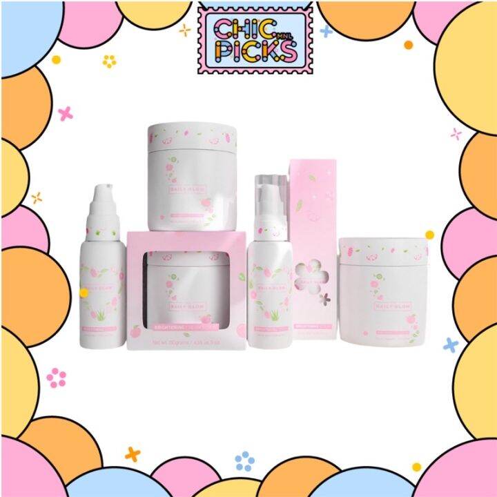 The Daily Glow Ultimate Duo Brightening Serum / Cream Scrub | Lazada PH