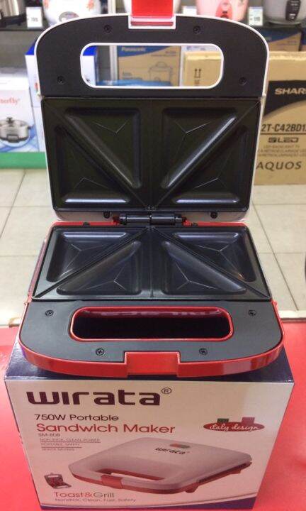 WIRATA Sandwich Maker Toast&Grill (SM808) | Lazada