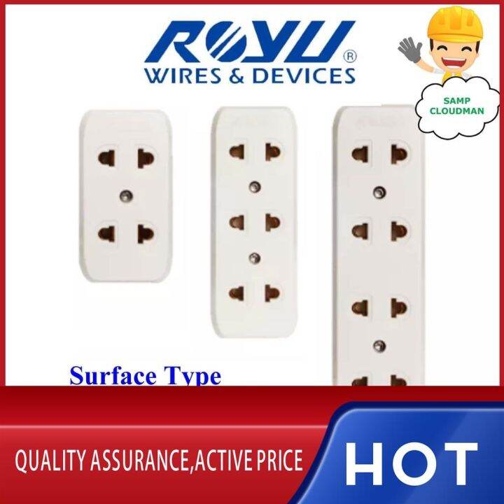 【Kailangan】 Royu Surface Type Universal Convenience Outlet Duplex ...