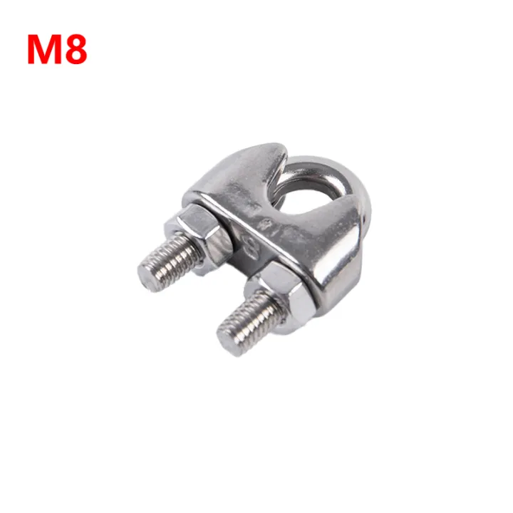 Mecola U Type Clamp Wire Rope Clips Cable Bolts Rigging Hardware 304 ...