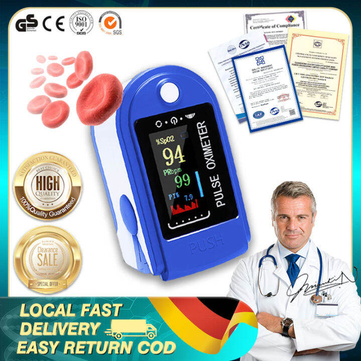 Oximeter finger pulse Oximeter finger original Household LED Portable ...