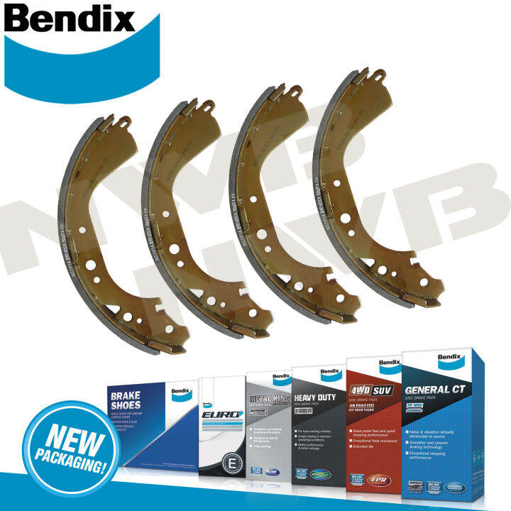 Bendix Brake Shoe Set for Toyota Landcruiser 80 Series 1990-1999 ...