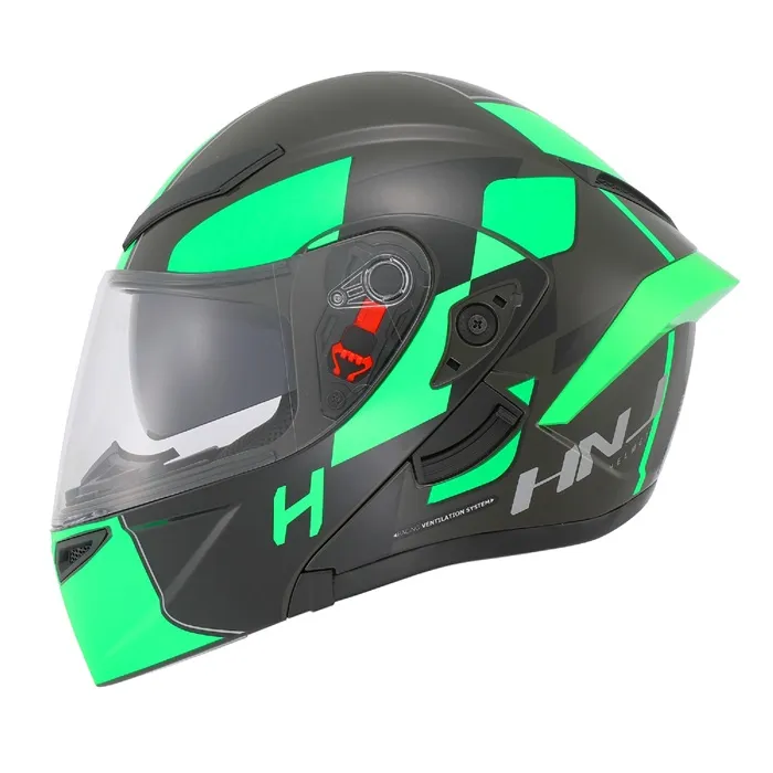 HNJ 852 Open face motorcycle helmet Dual Visor Modular motor helmets ...