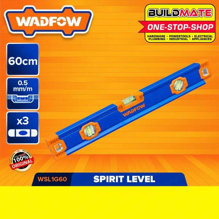 BUILDMATE Wadfow Spirit Level 60CM 80CM Double Side Milled Spirit ...